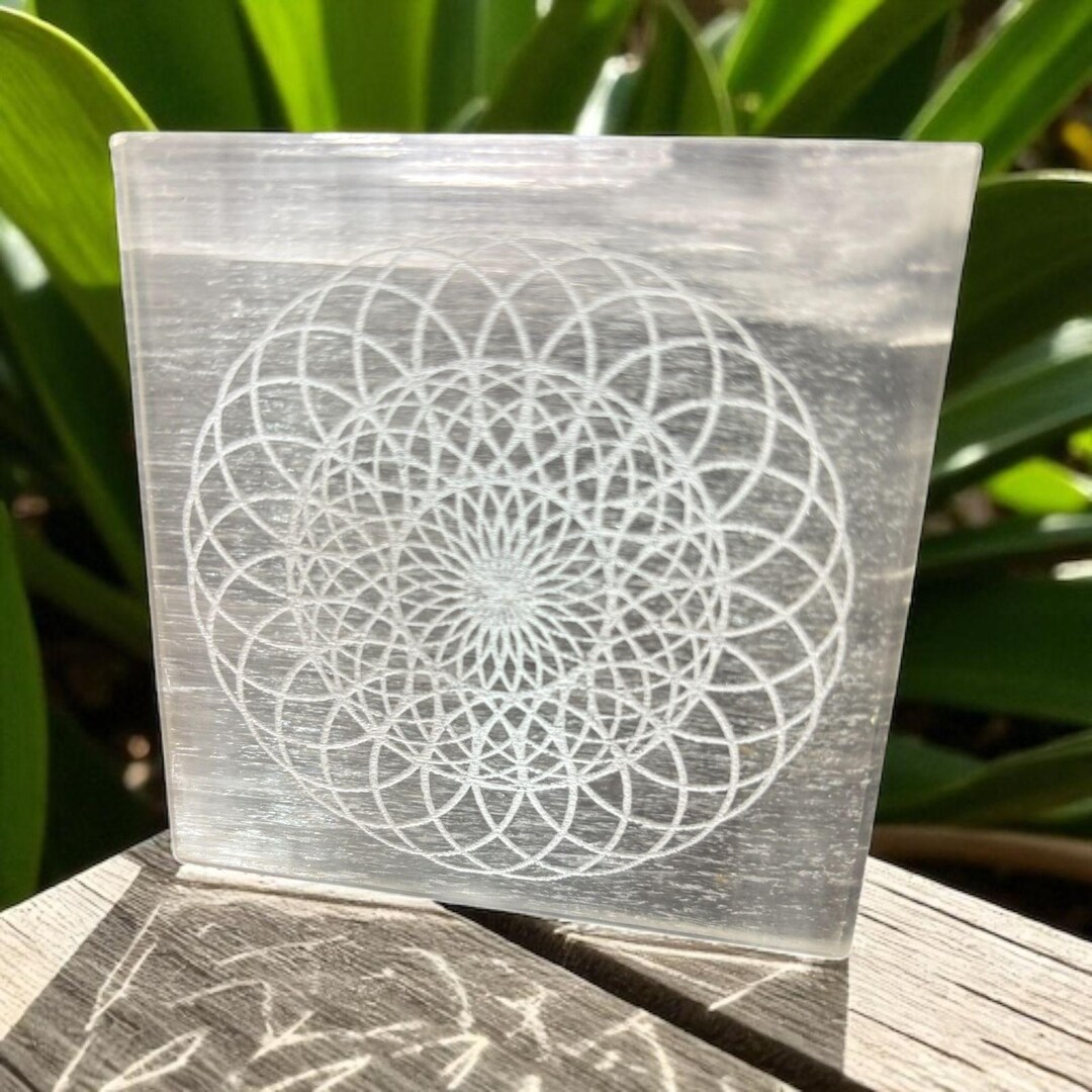 Selenite Carving Square Plate is More Than Just a Decorative It is One ...