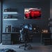 Automotive Poster With Neon Lights, Acrylic LED Wall Art, Custom ...