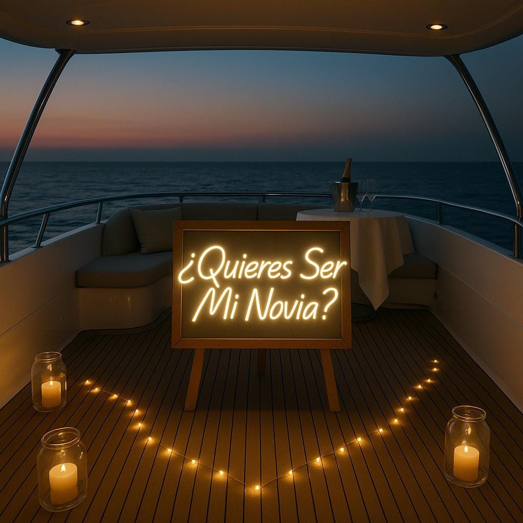 Quieres Ser Mi Novia Neon Sign: Spanish Proposal LED Light - Etsy