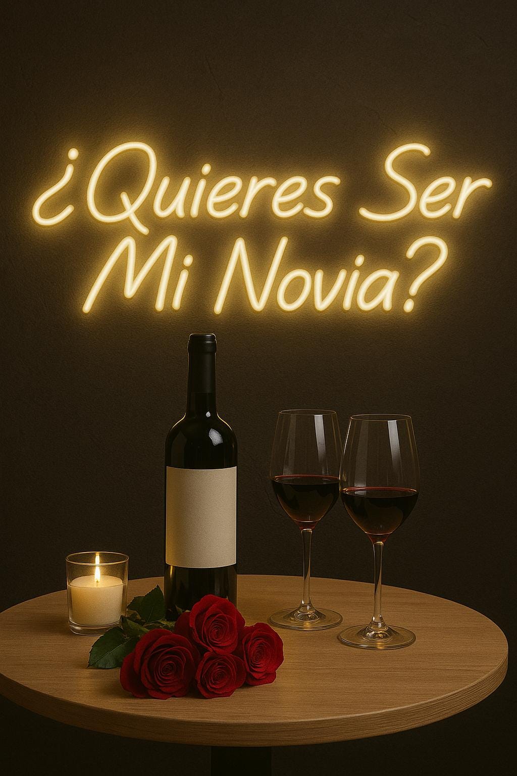 Quieres Ser Mi Novia Neon Sign: Spanish Proposal LED Light - Etsy