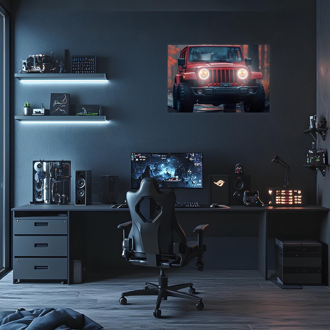 Neon Sign Off-road Jeep , UV Printed LED Light, Adventure Wall Art ...