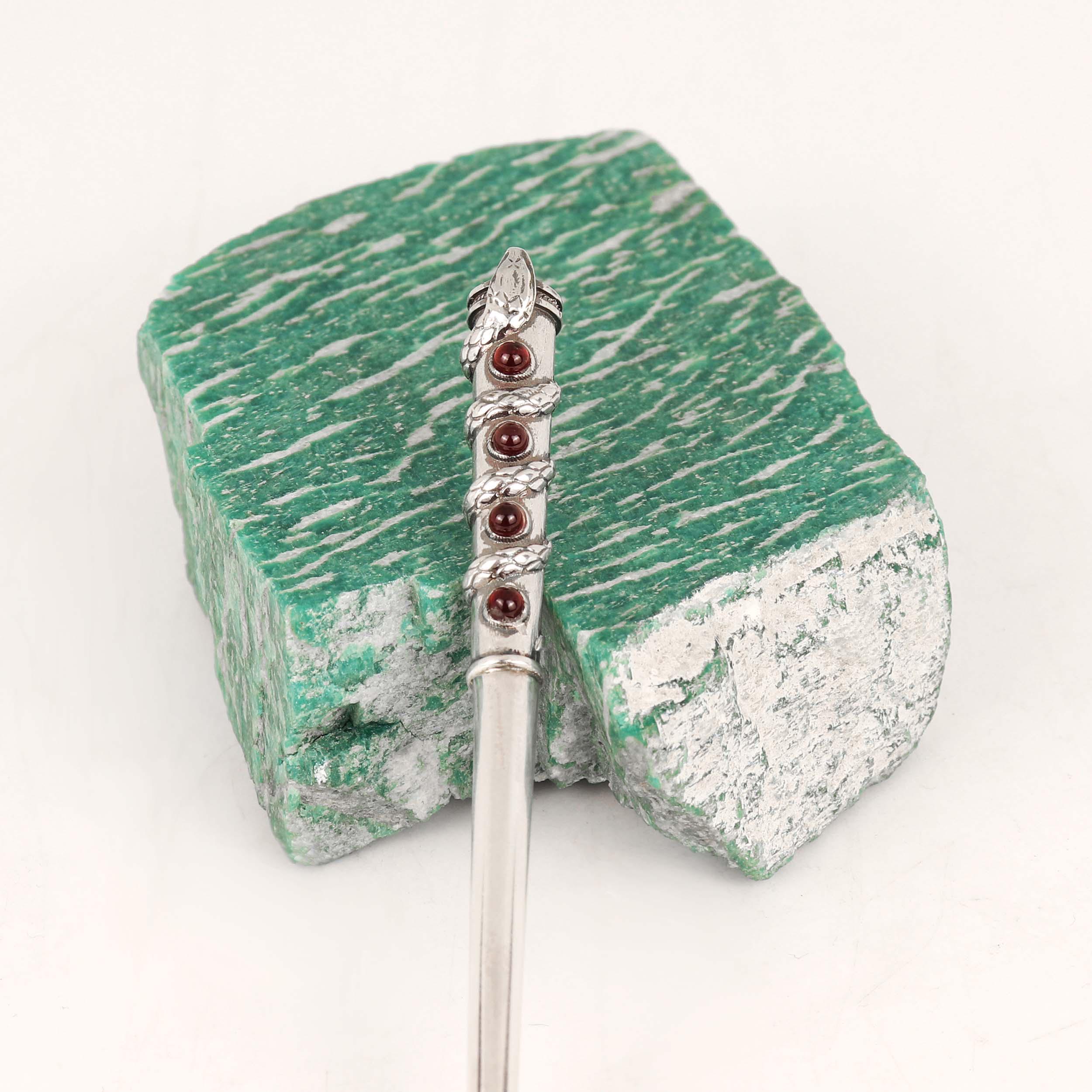 Personalized Cigarette Holder for Slim Cigarettes With Garnet Stones ...