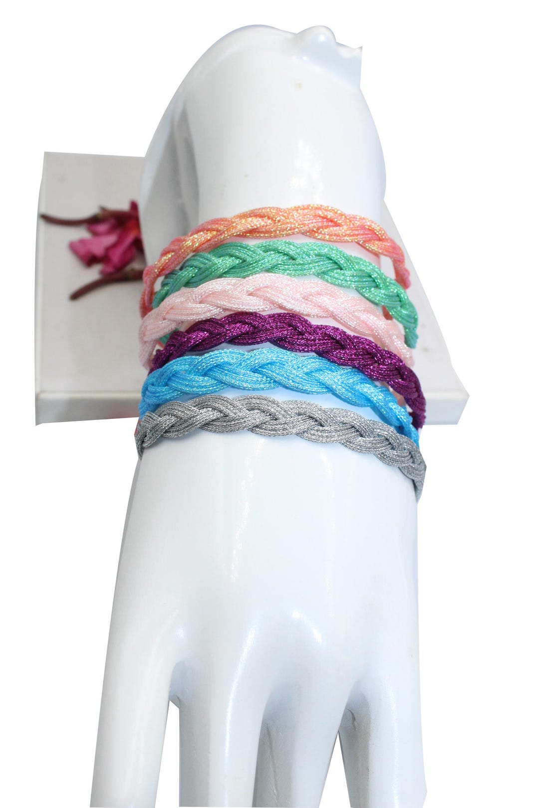 Braided Cord Magnetic Clasp Bracelet: Boho Friendship Jewelry - Etsy