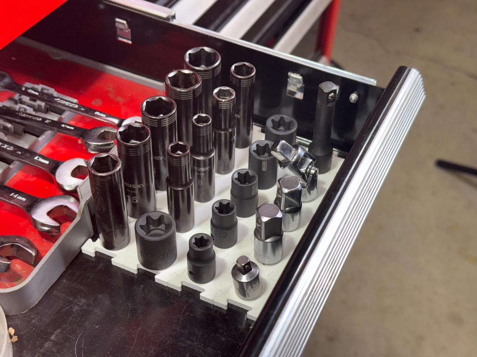 20 Pack 1/4" and 3/8" Modular Socket Organizer | Organize Your Messy ...