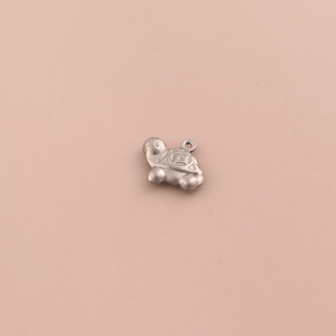 20 Pcs Stainless Steel Turtle Charms,steel Animal Pendant for DIY ...