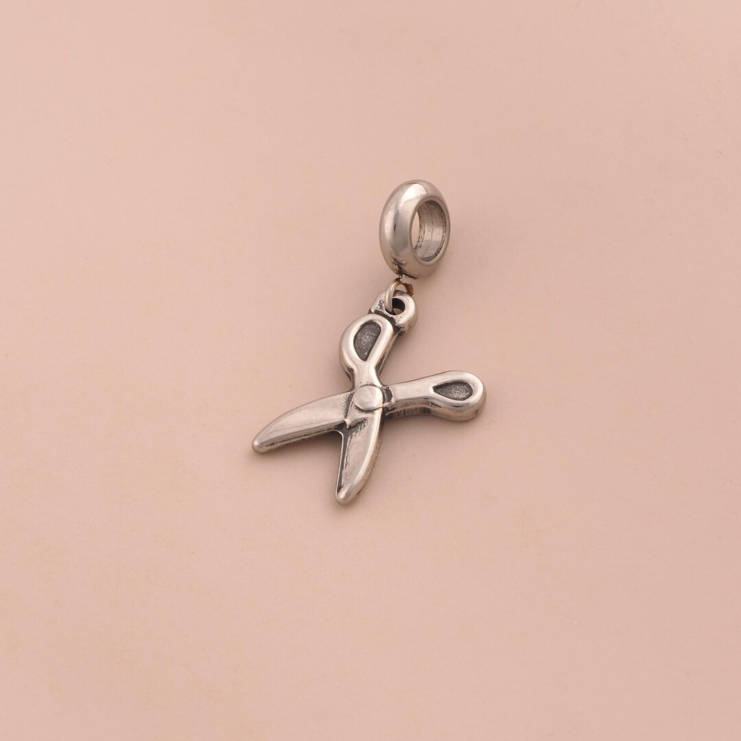 Stainless Steel Scissors Charms,steel Scissors Pendant for DIY Jewelry ...