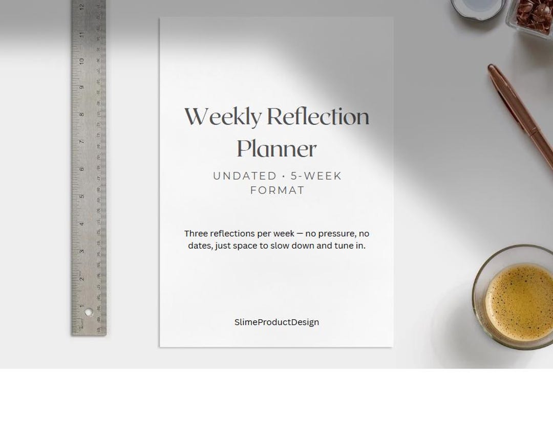 5-week Reflection Journal: Self-care & Mindfulness Prompts (printable ...