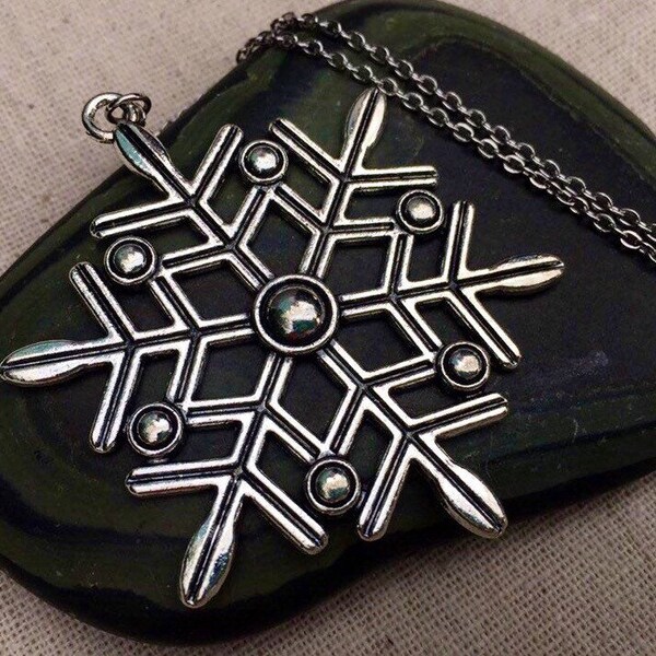 Snowflake Necklace - Etsy
