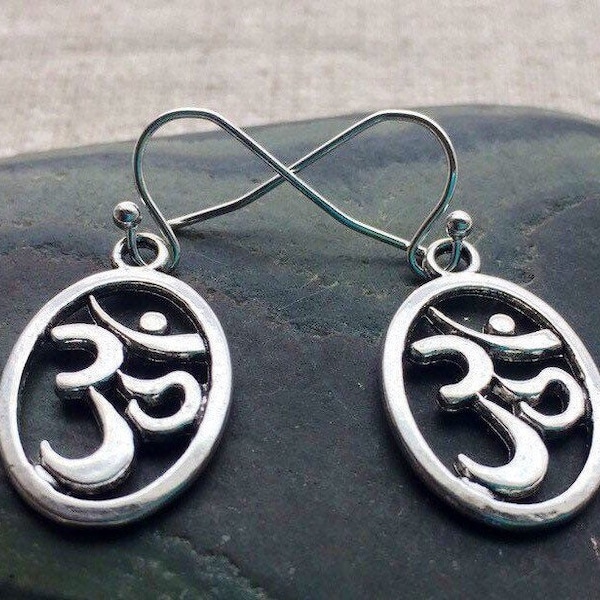 Om Earrings - Etsy