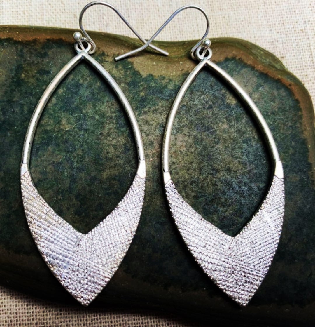 SALE Modern Silver Earrings Silver Geometric Earrings Silver Dangle ...