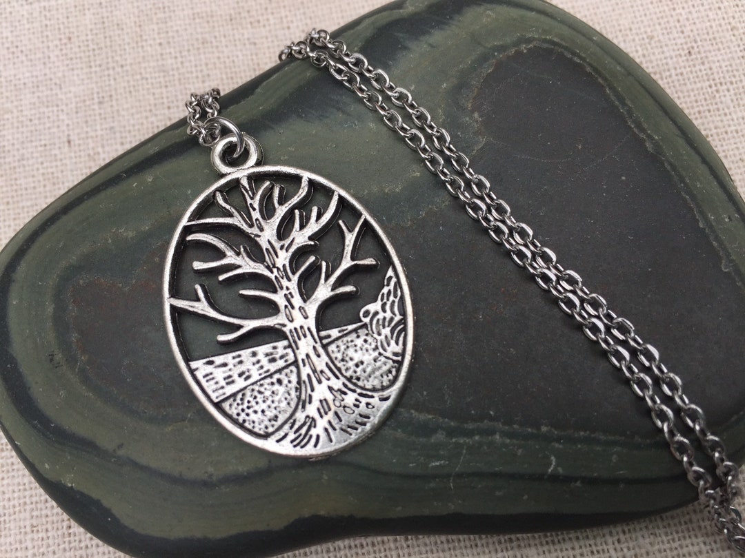 SALE Unique Woodland Necklace Nature Lover Necklace Landscape Jewelry ...