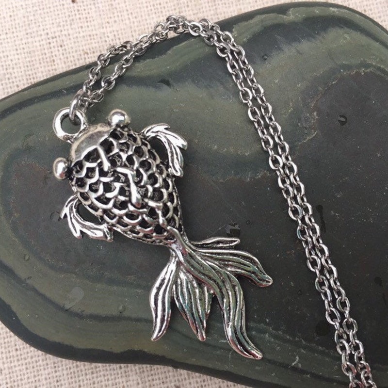 Koi Fish Necklace - Etsy