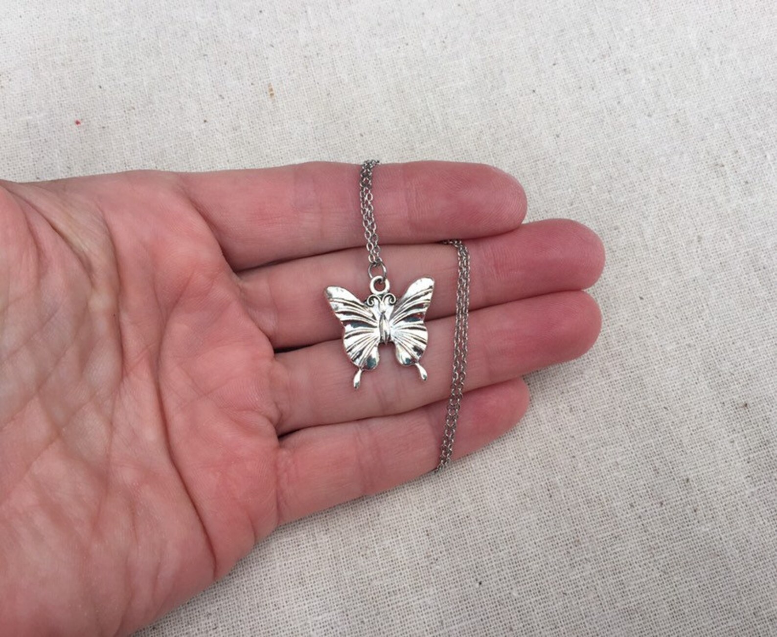 SALE Butterfly Necklace Butterfly Pendant Butterfly - Etsy