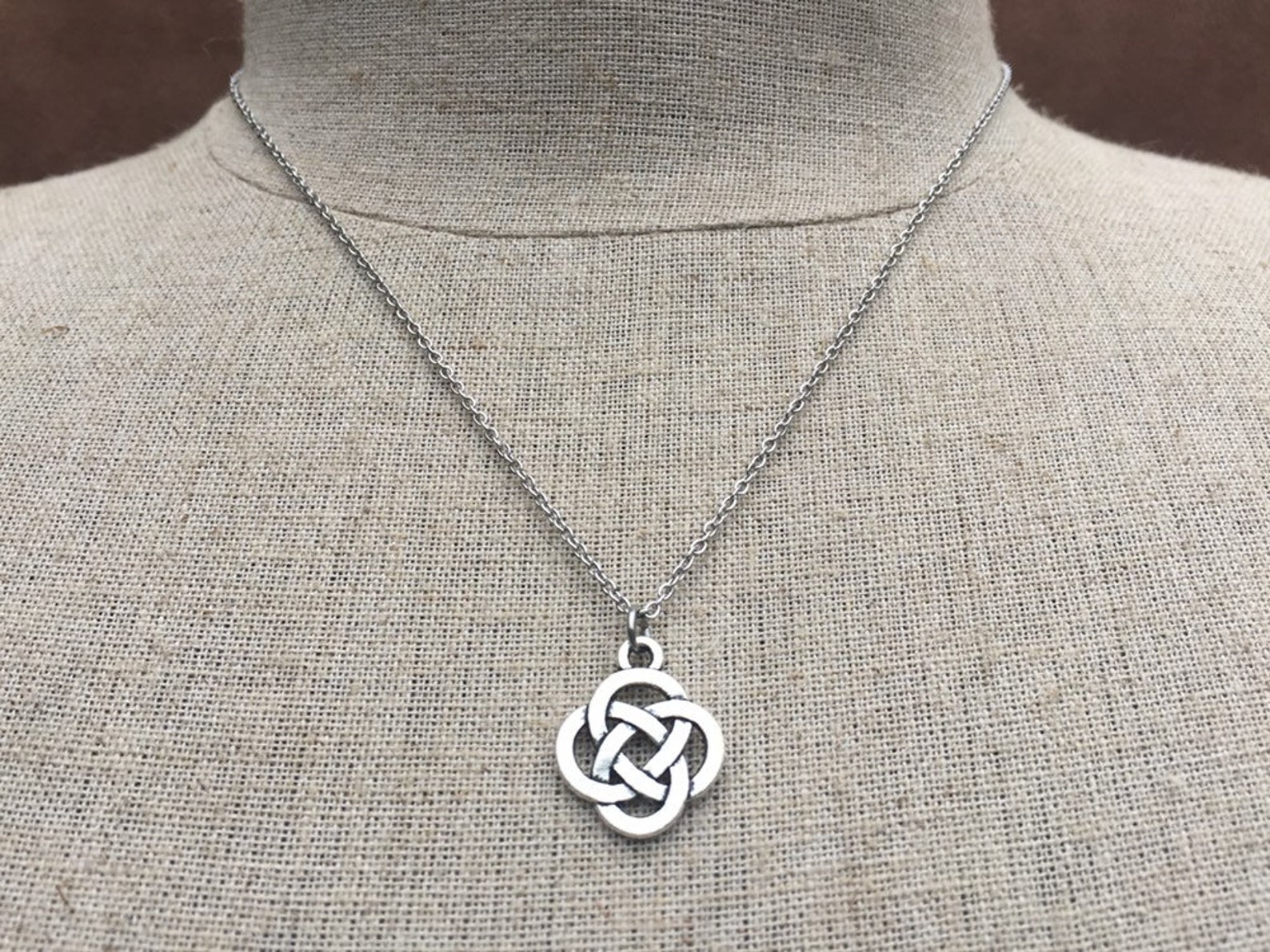SALE Celtic Knot Necklace Celtic Knot Jewelry Irish | Etsy