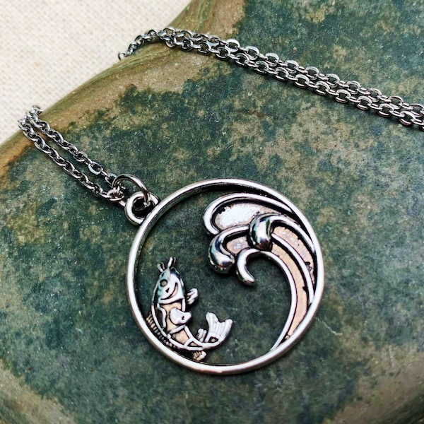 Koi Fish Necklace - Etsy