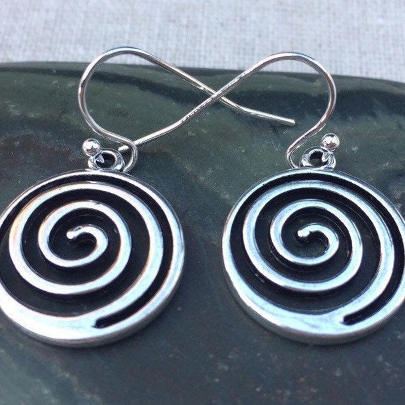 Swirl Earrings - Etsy