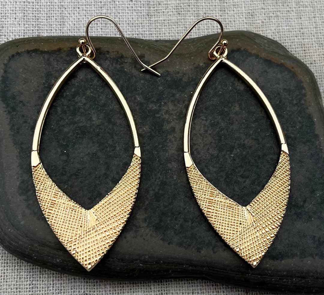 SALE Modern Gold Earrings Gold Geometric Earrings Contemporary Gold ...