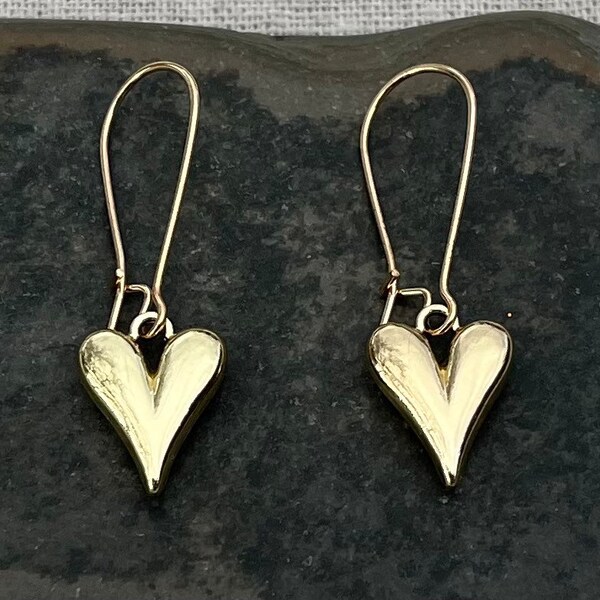 Little Gold Heart - Etsy