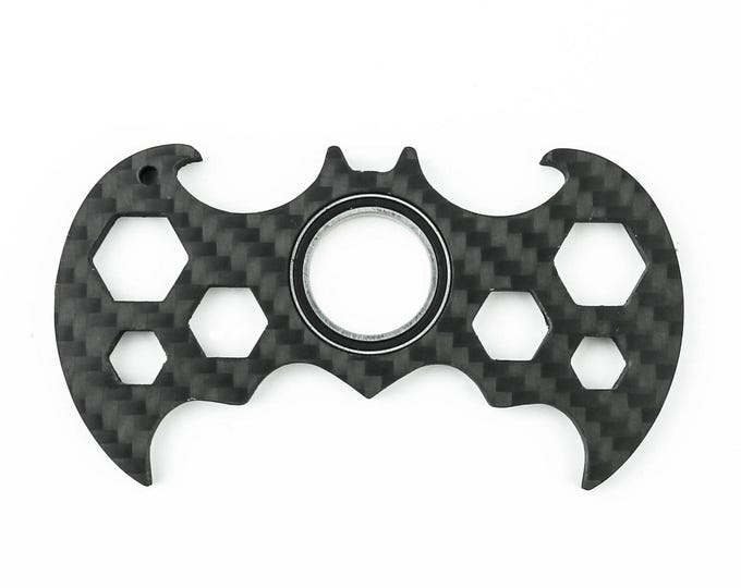 Limited Edition Carbon Fiber Bat Spinner: CNC Precision Fidget Tool - Etsy