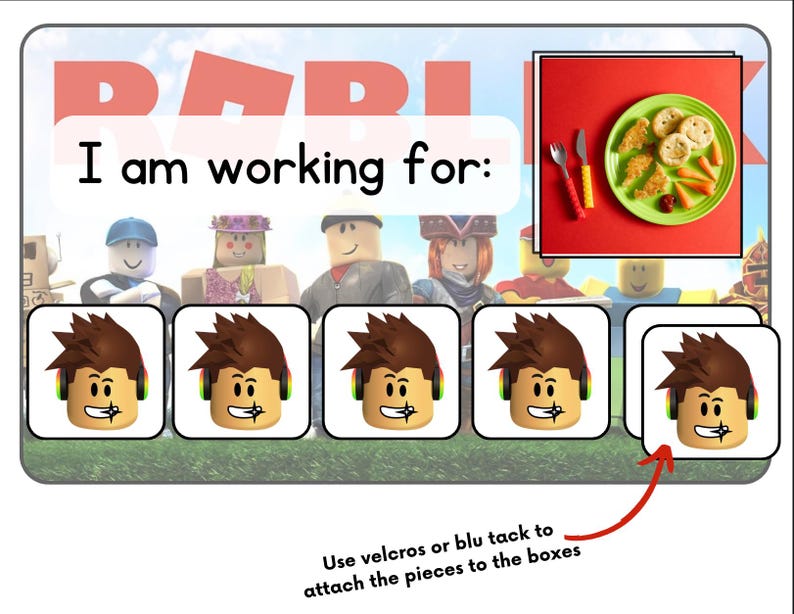 Roblox Token Board | ABA and Classroom Management - Etsy