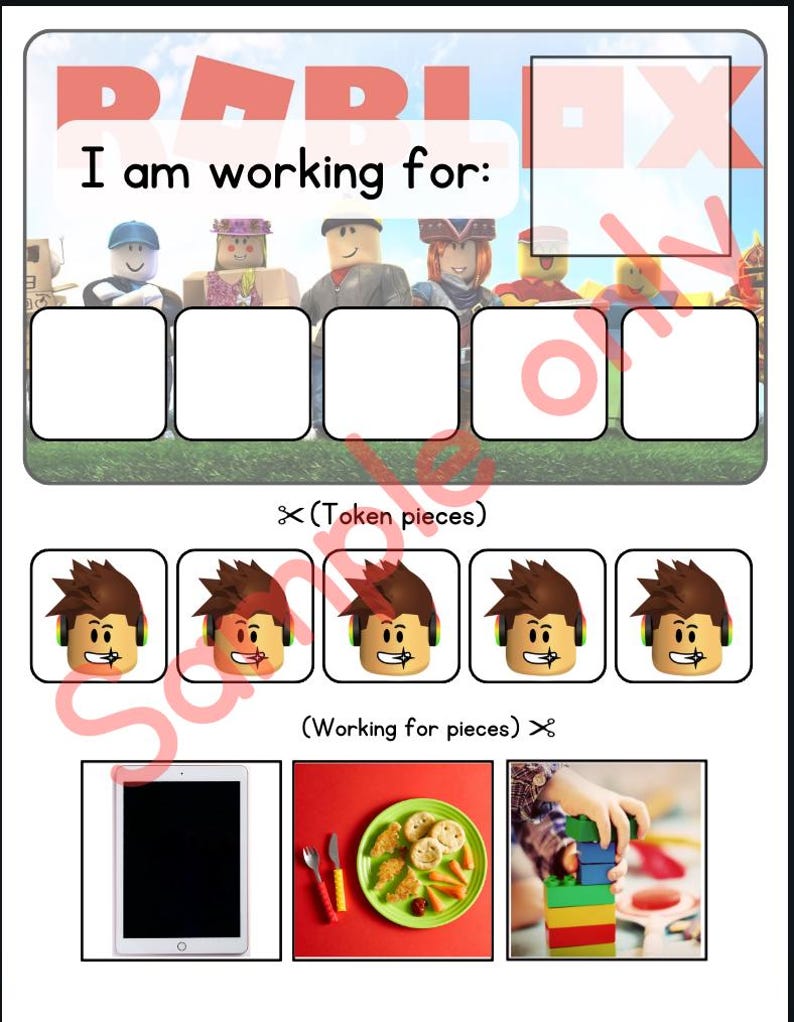 Roblox Token Board | ABA and Classroom Management - Etsy