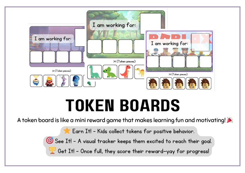 Printable | Peppa Pig Token Board | ABA, Speech, OT Therapy ...