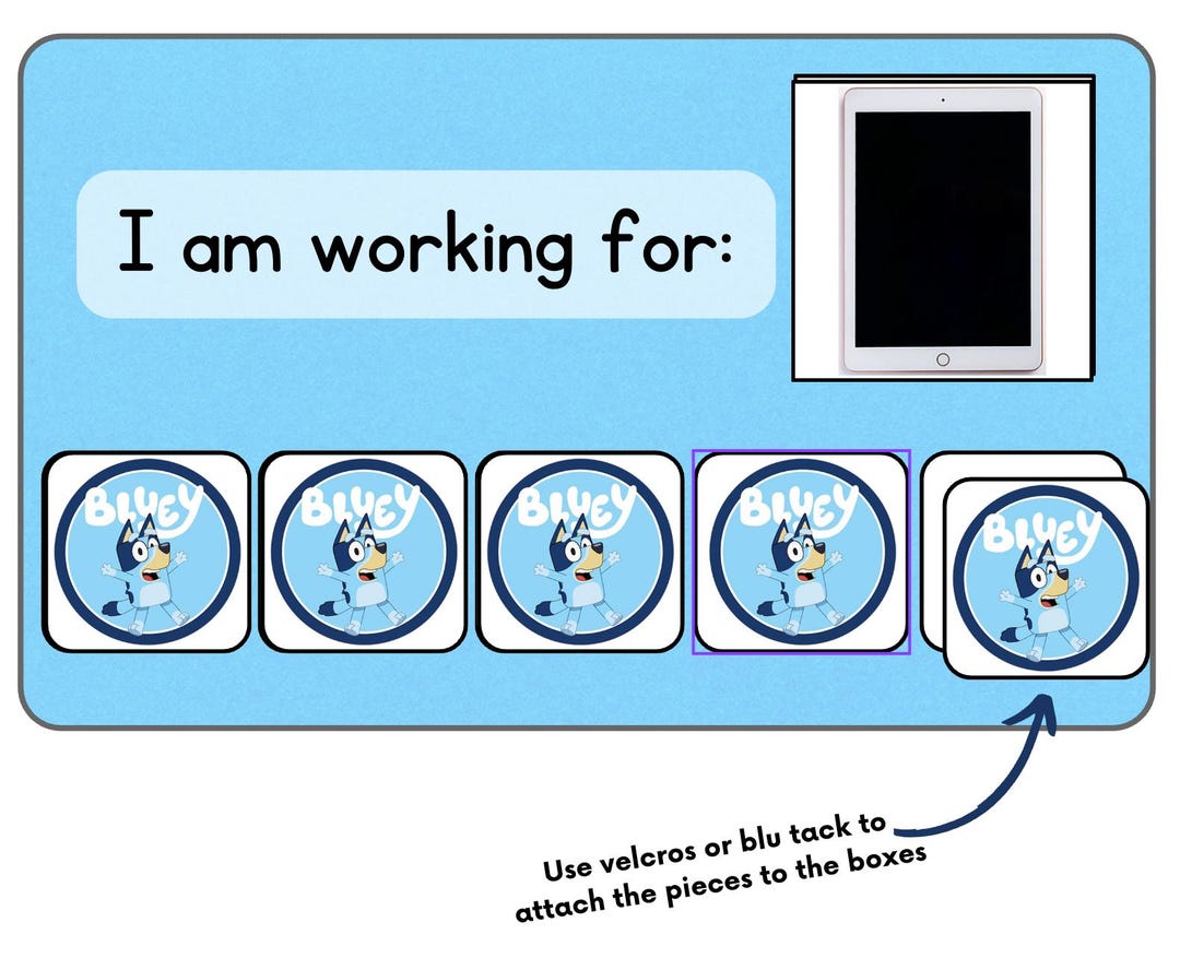 Printable | Bluey Token Board | Classroom Management, Speech and ABA ...