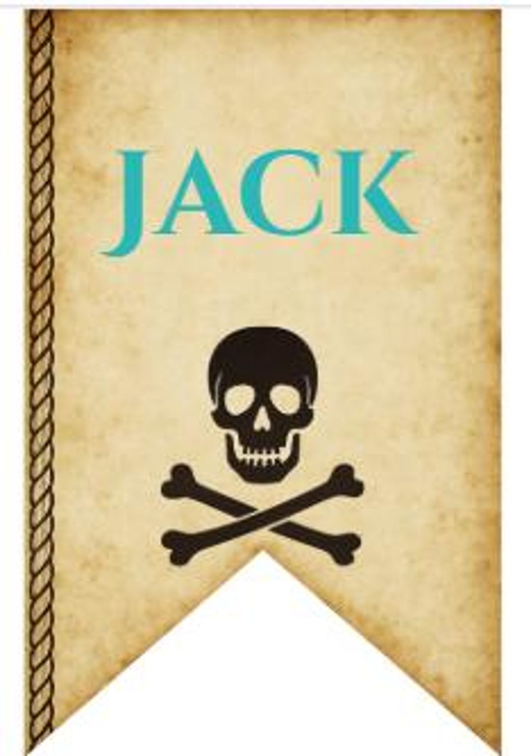 Editable Pirate Party Banner Printable – Full Alphabet, Numbers, Extra ...