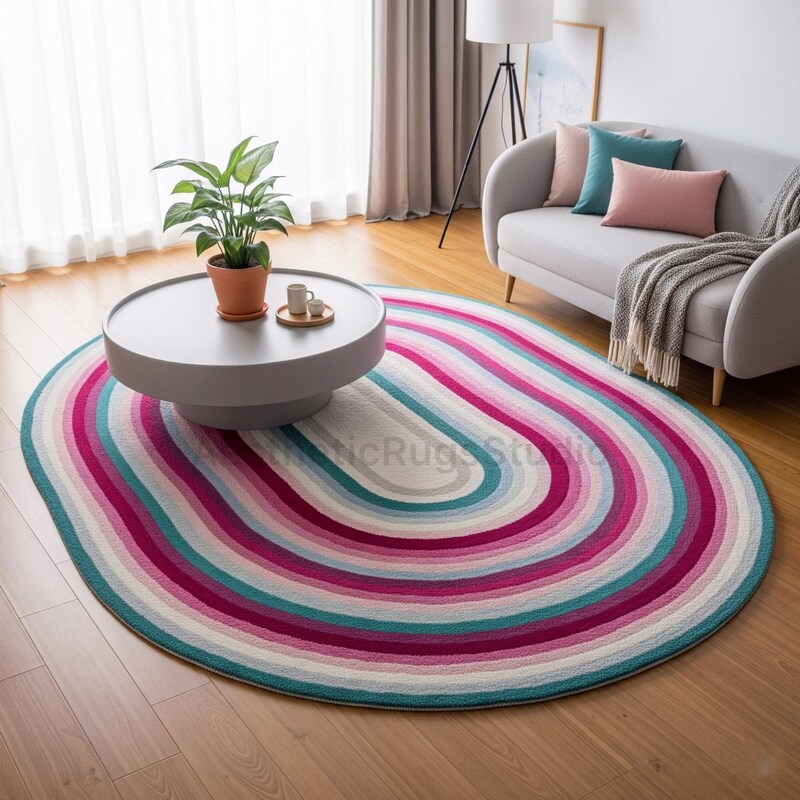 Colorful Braided Rug - Etsy