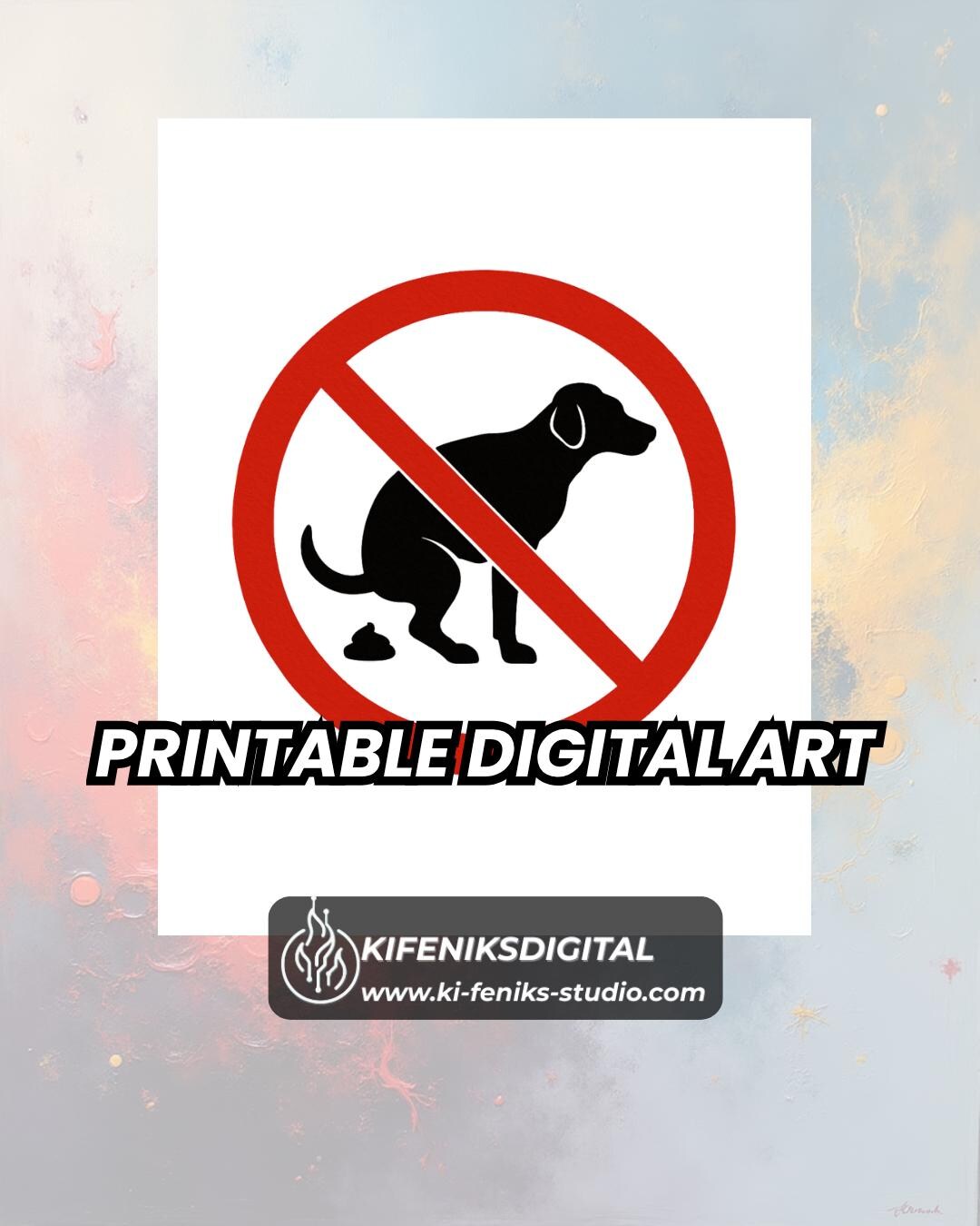 Funny No Dog Pooping Sign – Modern Outdoor Decor (digital Download) - Etsy