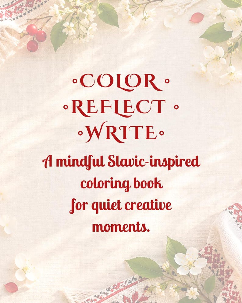 Slavic Witch Symbols Printable Coloring Book PDF - Etsy