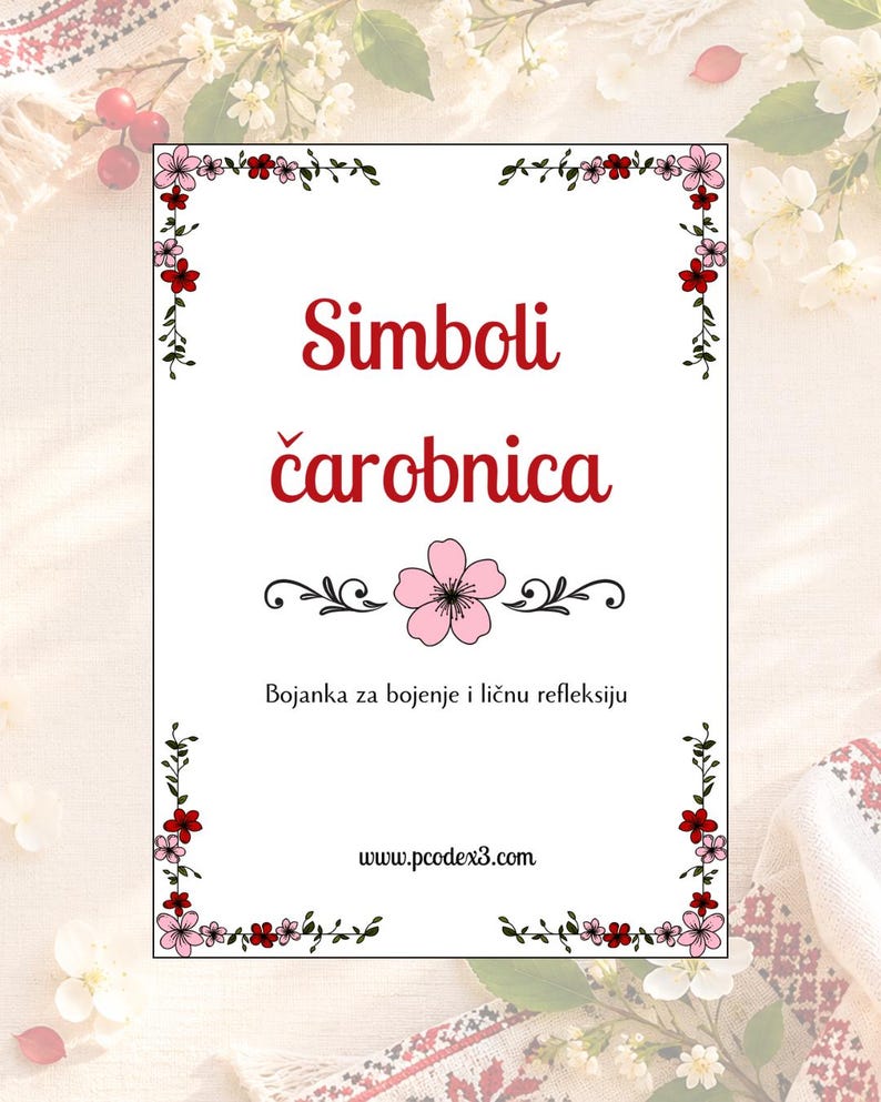 Slavic Witch Symbols Printable Coloring Book PDF - Etsy