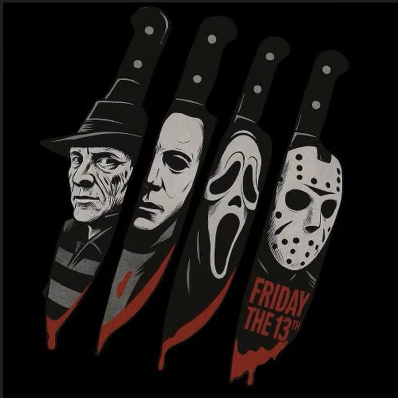 3D Printed Horror Movie Themed Prop Knives - Etsy