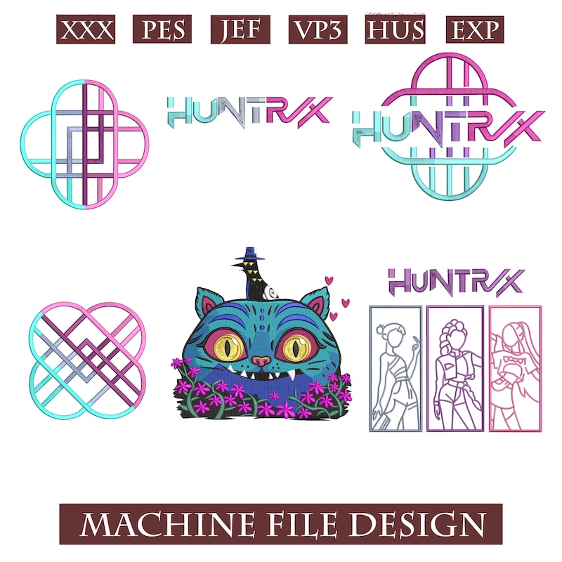 Huntrix Logo - Etsy UK