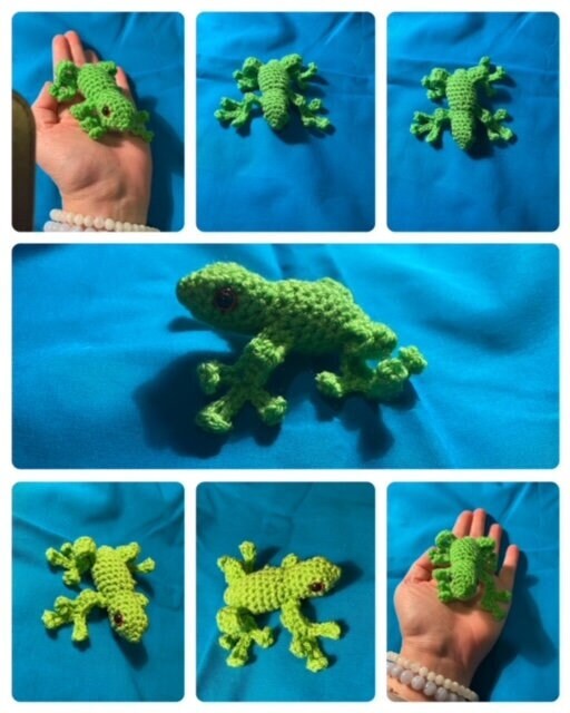 Palm Sized Tree Frog Crochet Pattern - Etsy