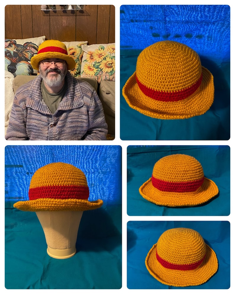 Monkey D Luffy Hat Physical Item - Etsy