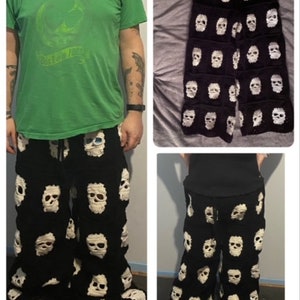 Crochet Skull Pants Pattern - Etsy