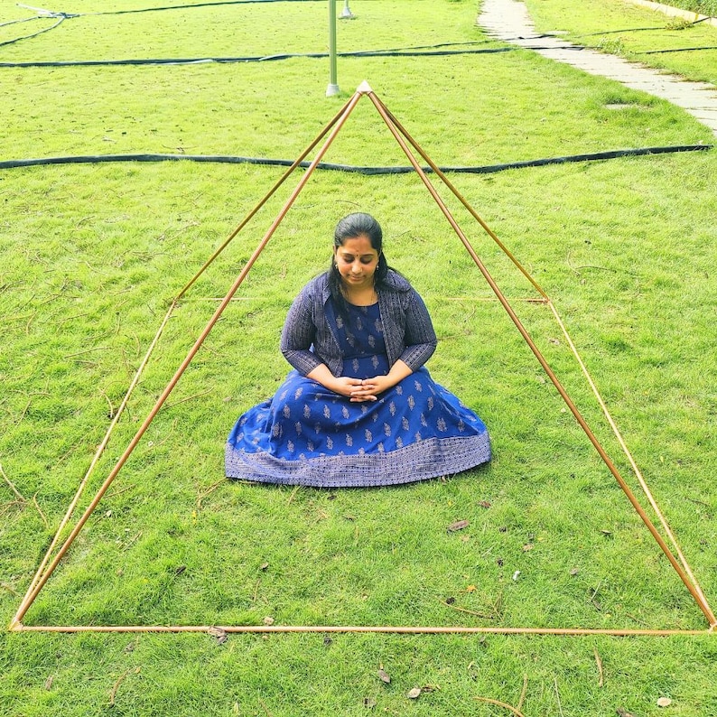 Copper Meditation Pyramid Kit, Giza Connectors, Sacred Geometry - Etsy