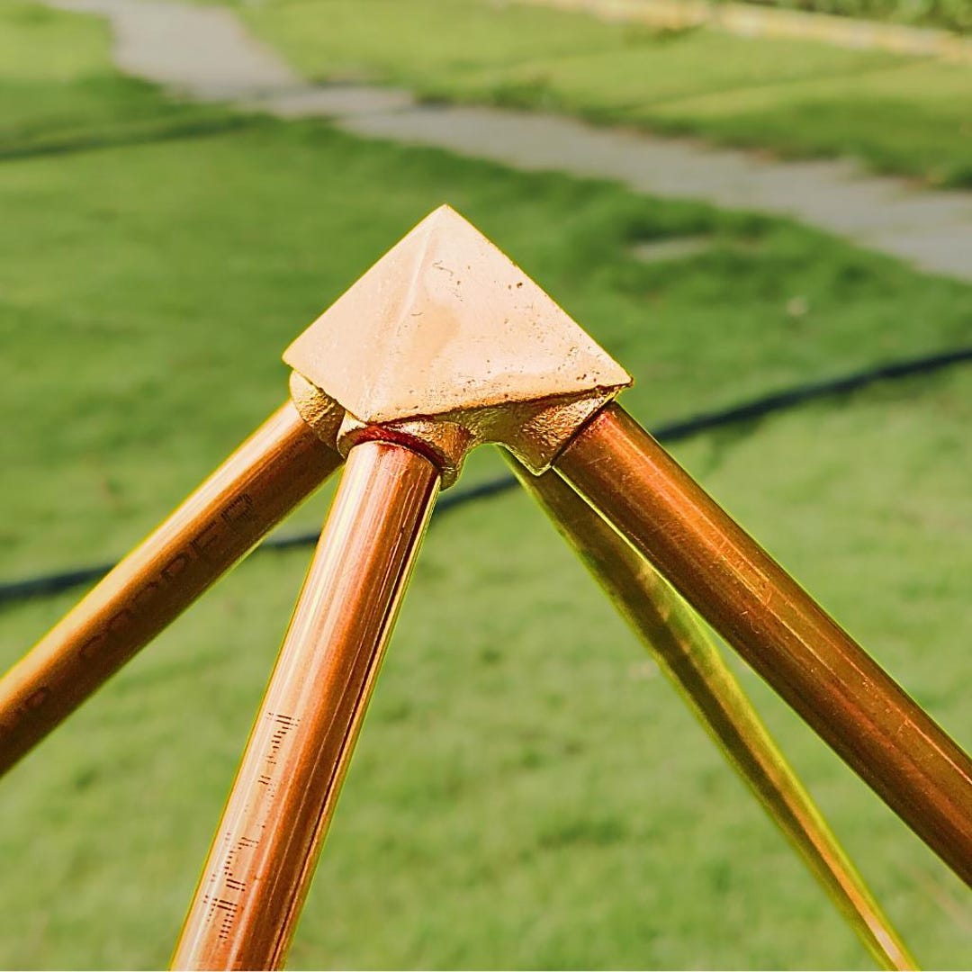 Copper Meditation Pyramid Kit, Giza Connectors, Sacred Geometry - Etsy