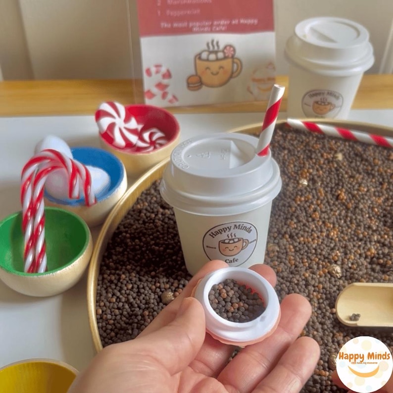 Cozy Cocoa Sensory Bin – Hot Chocolate Pretend Play Set | Christmas ...