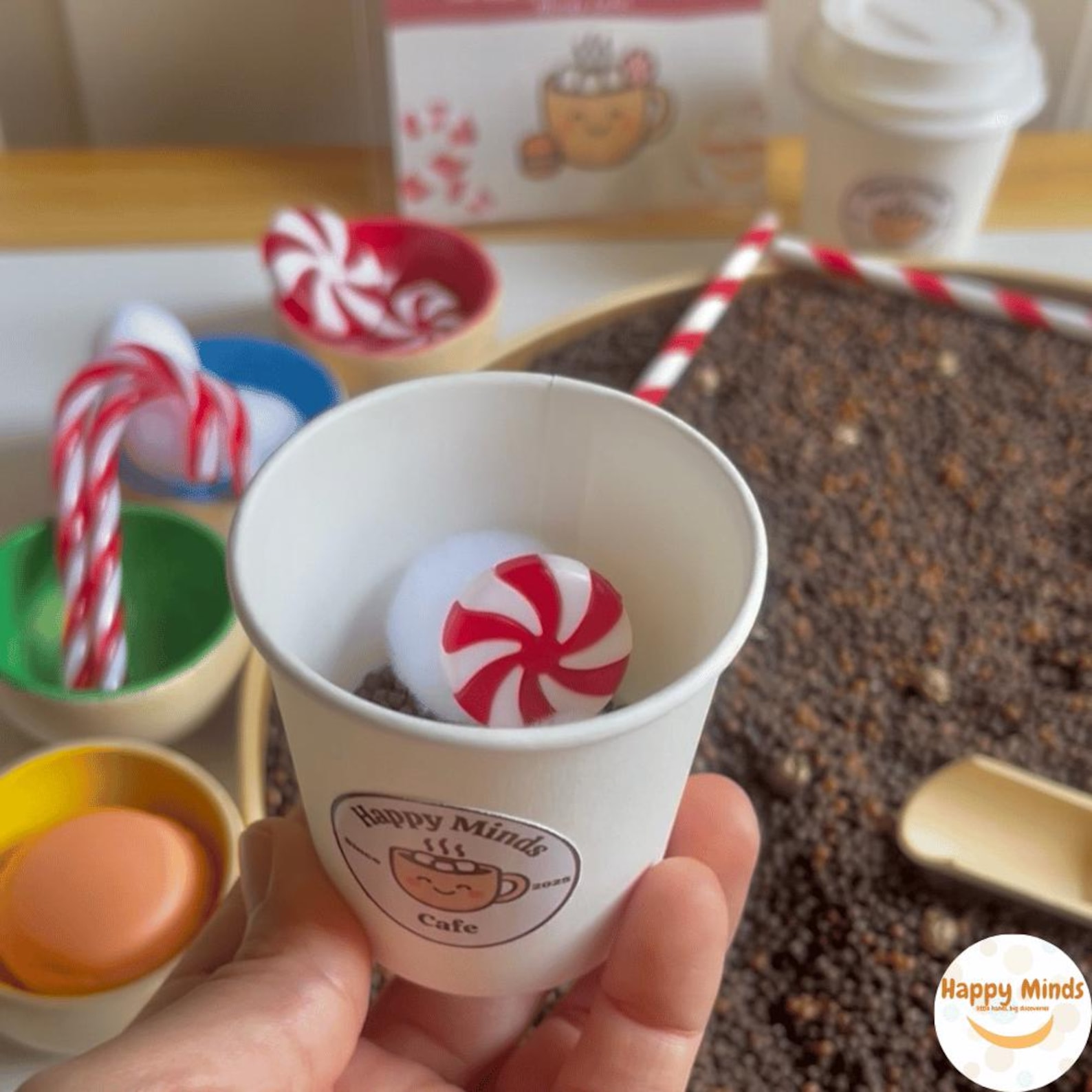 Cozy Cocoa Sensory Bin – Hot Chocolate Pretend Play Set | Christmas ...