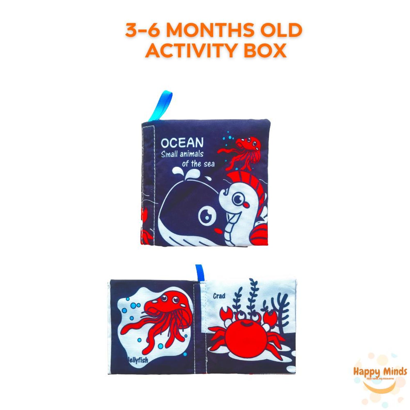 Montessori Baby Activity Box | Sensory Toys, 3-6 Months - Etsy
