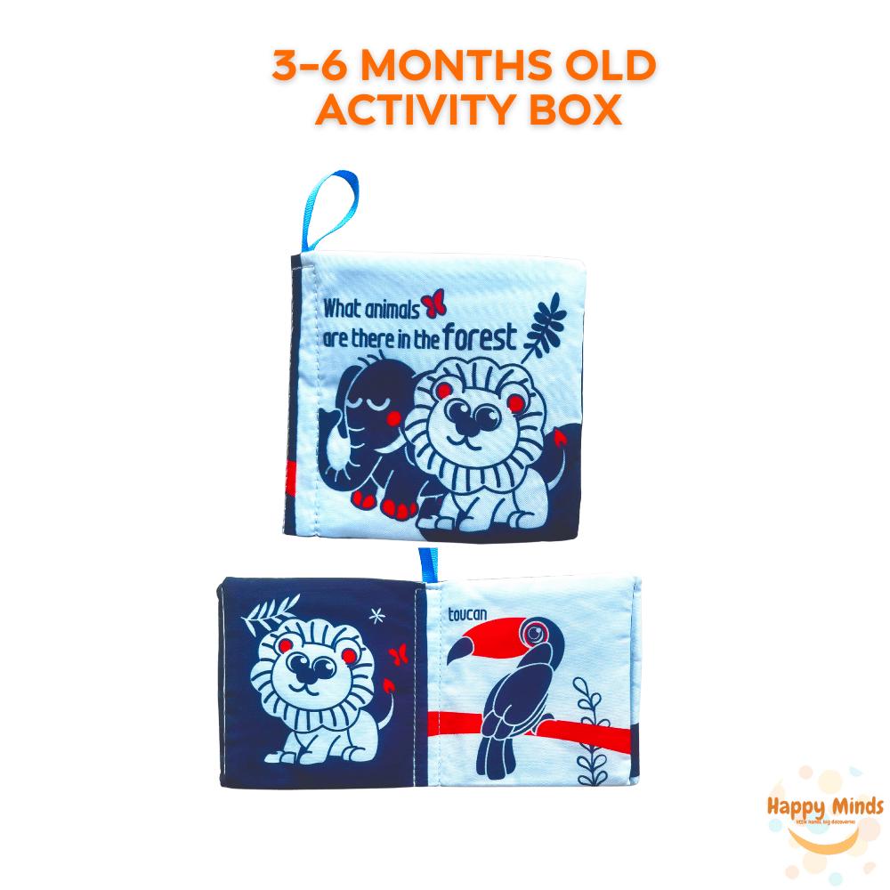 Montessori Baby Activity Box | Sensory Toys, Baby Activity Box 3-6 ...