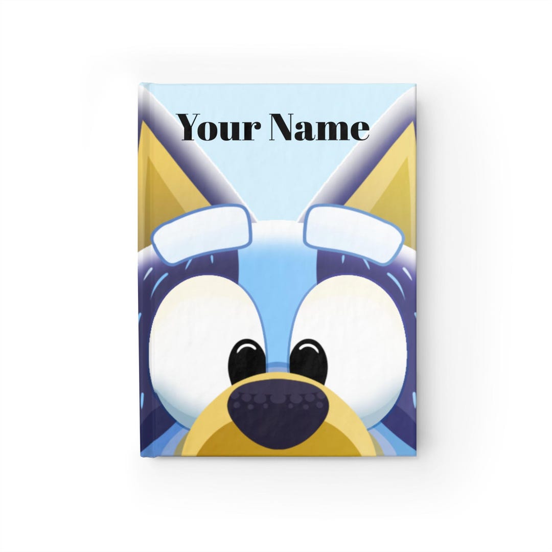 Bluey Customized Notebook - Personalized Journal, Custom Notepad ...