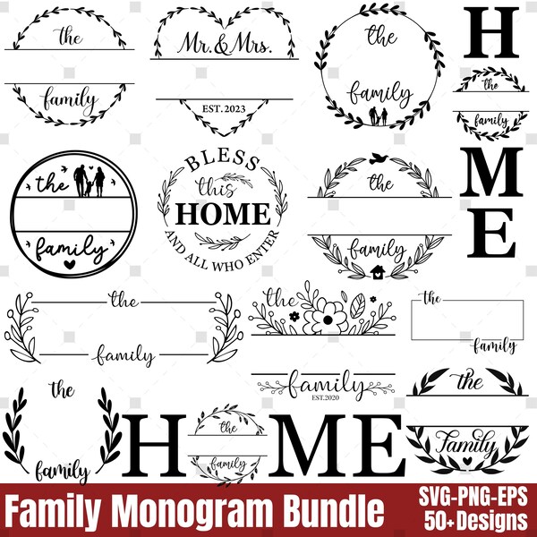 Family Crest Svg - Etsy