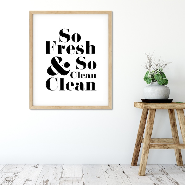 So Fresh and so Clean Clean - Etsy