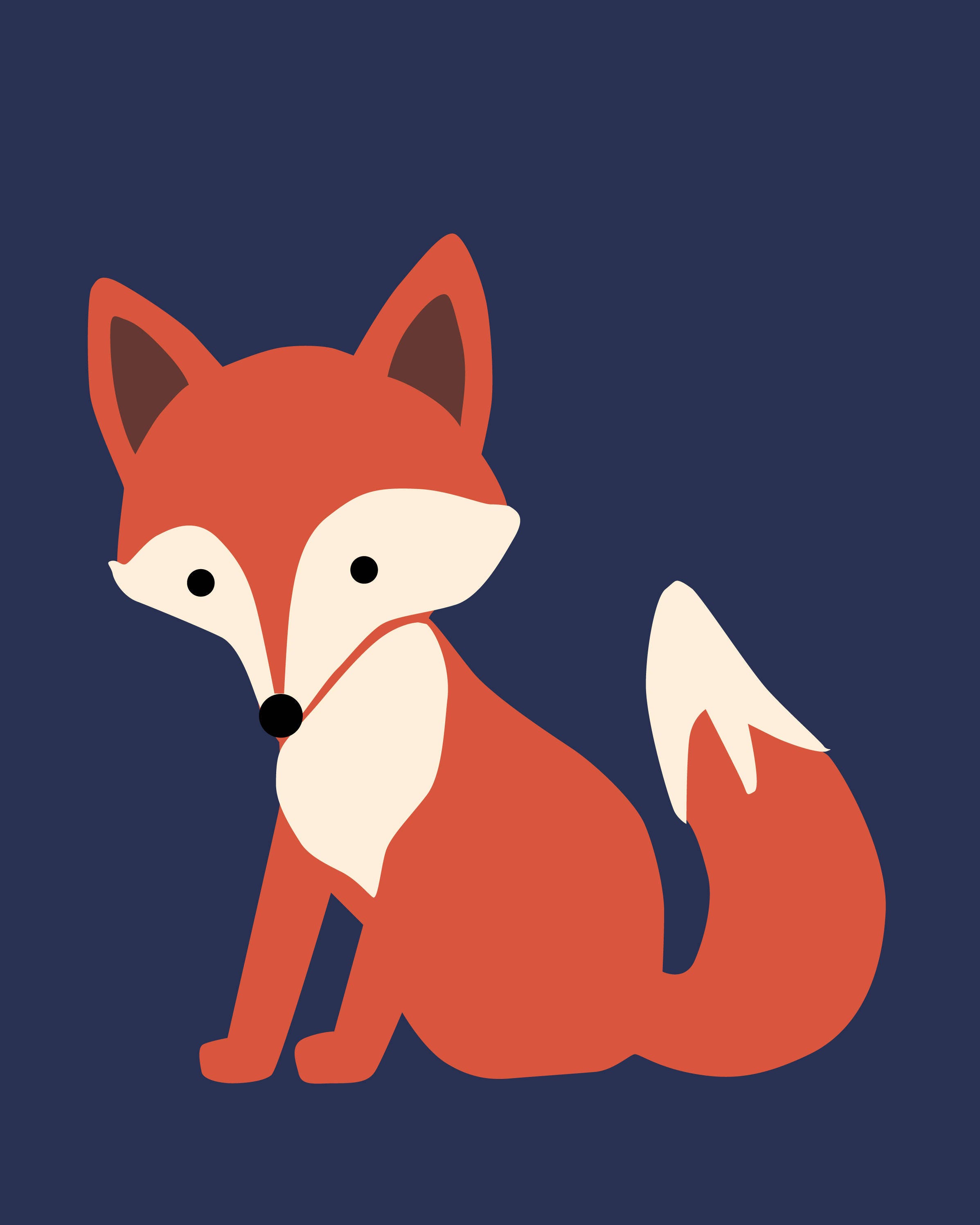 Fox Nursery, Stay Clever Little Fox, Woodland Nursery, Fox Nursery Wall ...