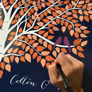 Guest Book Tree, Unique Guestbook, Wedding Guestbook Tree, Unique ...