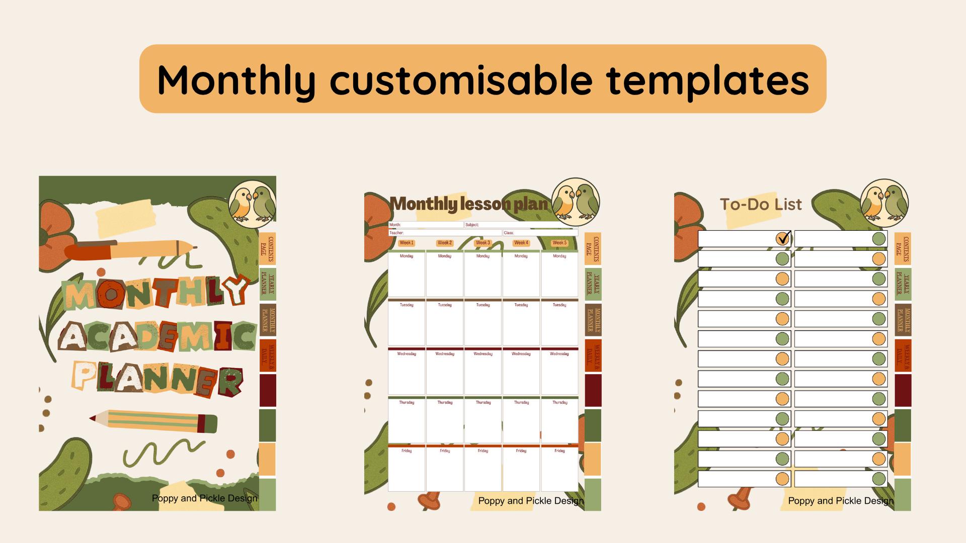 Complete Editable Teacher Planner | 2025-26 | A4 Canva Template | UK ...