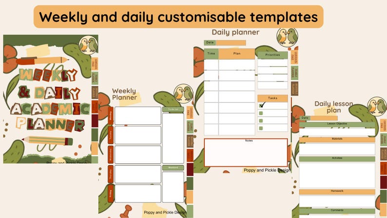 Complete Editable Teacher Planner | 2025-26 | A4 Canva Template | UK ...